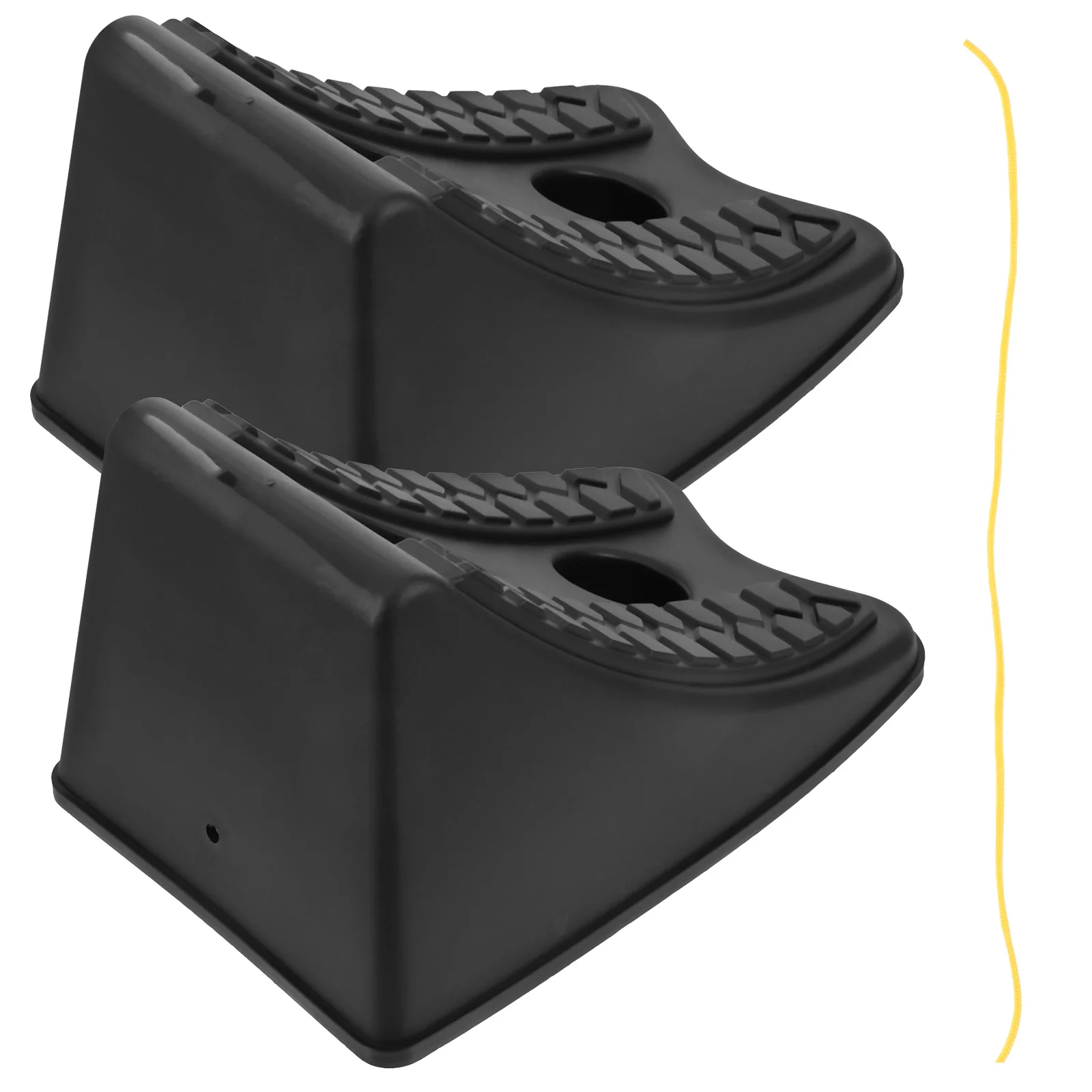 2-pcs-Heavy-Duty-Wheel-Chocks-Wedge-Car-Wheel-Chocks-Trailer-Wheel ...