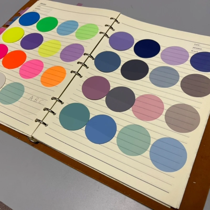 8-16Pads-Clear-Waterproof-Note-Paper-Writable-Index-Tabs-Colorful-Note ...