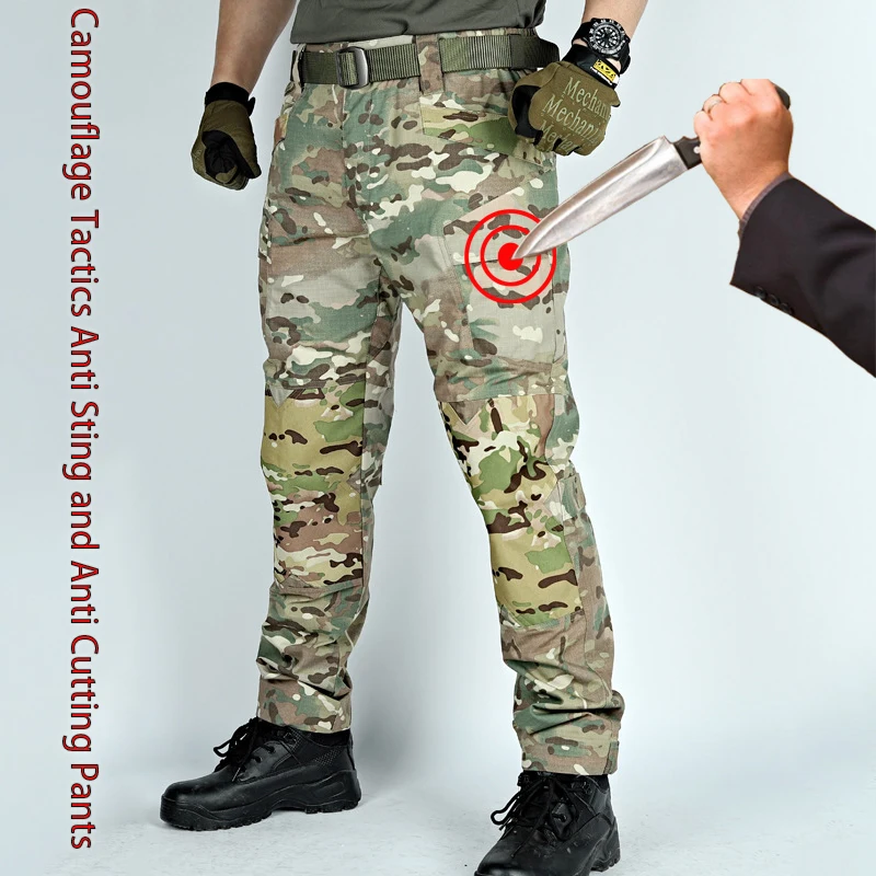 Security-Anti-Cutting-Camouflage-Pants-Self-Defense-Bodyguards-Soft ...