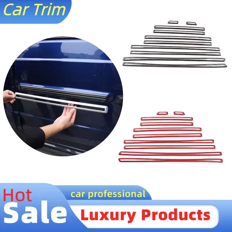 10pcs-Auto-Side-Body-Molding-Strips-Cover-Trim-ABS-Chrome-For-Mercedes ...