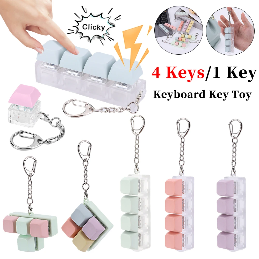4-1-Keys-Mechanical-Keyboard-Axis-Tester-DIY-Keycaps-Stress-Relief-Toy ...