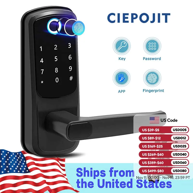 CIEPOJIT Smart Lock 5-in-1 with TT LOCK App: Real-World Performance and ...