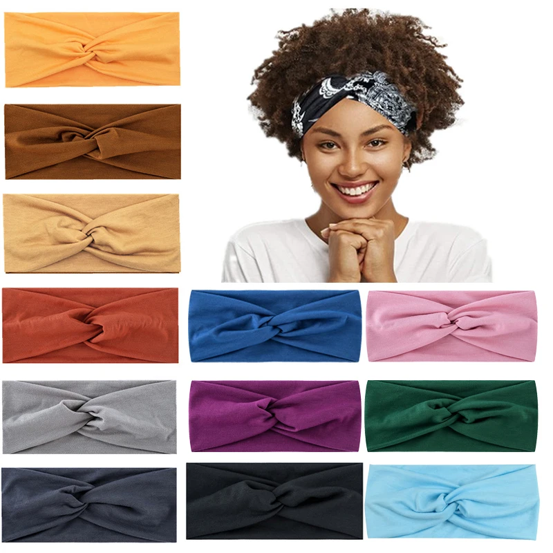 Solid-color-headband-Fitness-multi-functional-exercise-yoga-headscarf ...