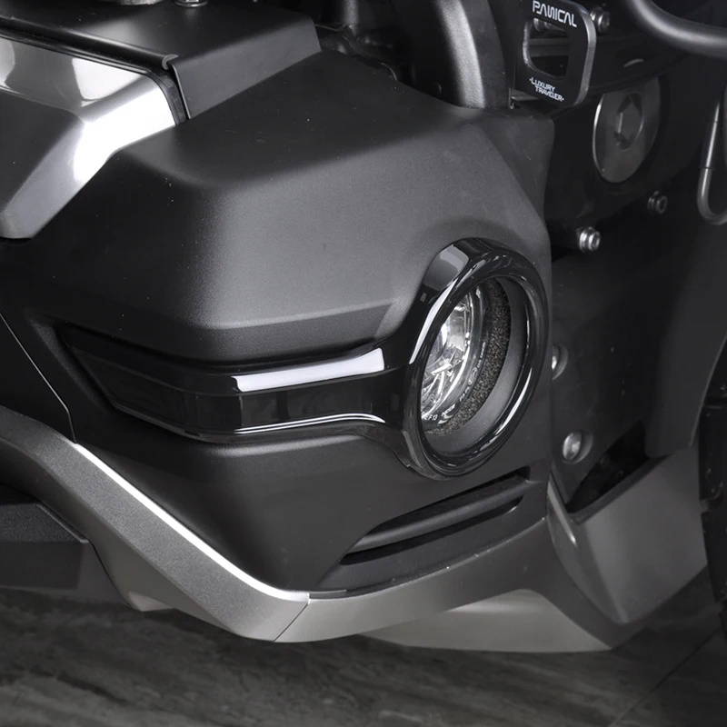Motorcycle Fog Light Trim Rings Fit Protection Cover Decorative For ...