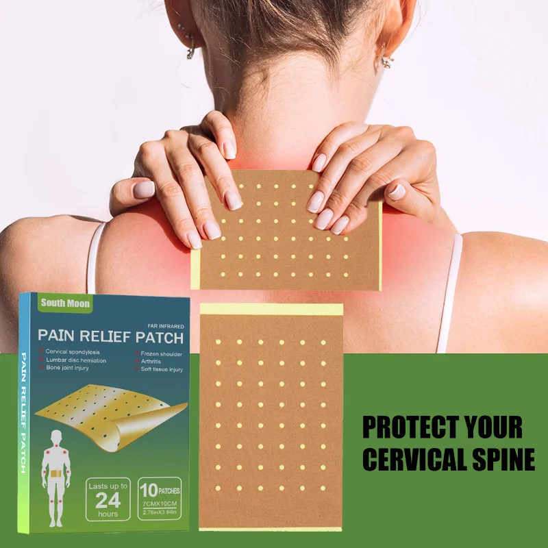90PCS-Pain-Relief-Patches-Actually-Work-Herbal-Medical-Plaster-Neck ...