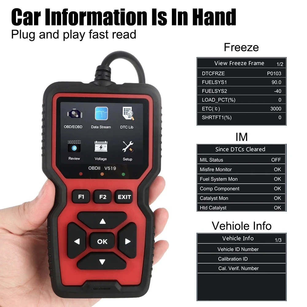 Engine-Fault-Reading-Data-OBD2-Scanner-V519-Elm327-Battery-Voltage-Detection-Automotive-Fault ...