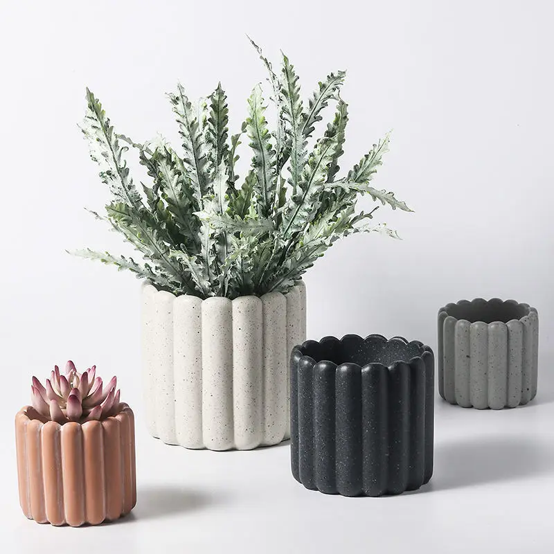 1pc-Nodic-Cement-Flower-Plant-Pot-Grass-Planter-Pot-Indoor-Outdoor ...