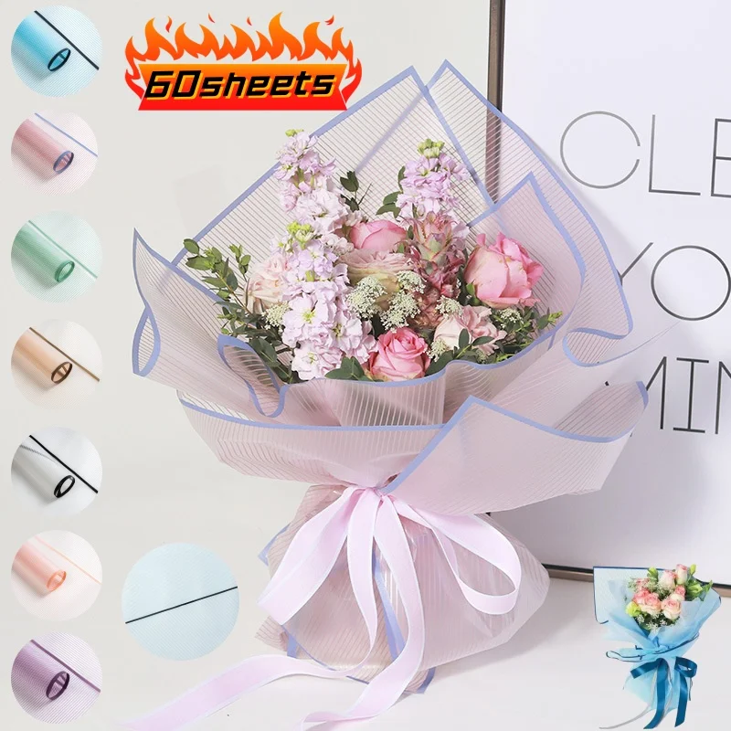 60-Sheets-57x57cm-Love-Line-Matte-Wrapping-Paper-Waterproof-Wedding ...