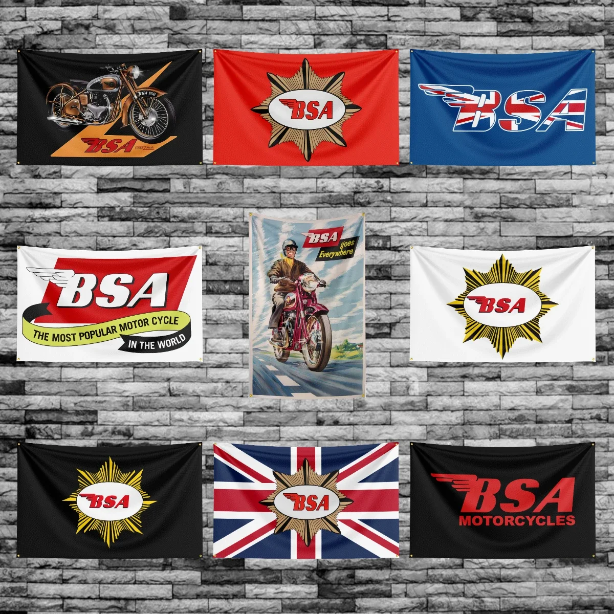 3x5-Ft-BSA-Motorcycle-Racing-Flag-Polyester-Printed-Cars-Flags-Banner ...