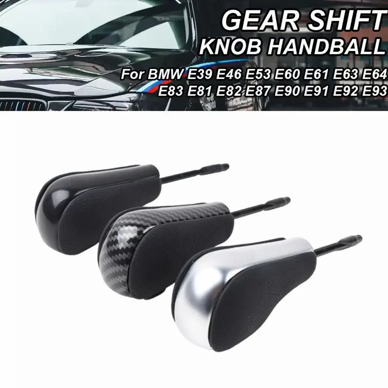 Automatic AT Short Long Gear Stick Car Shift Gear Knob For BMW E81 E82 ...