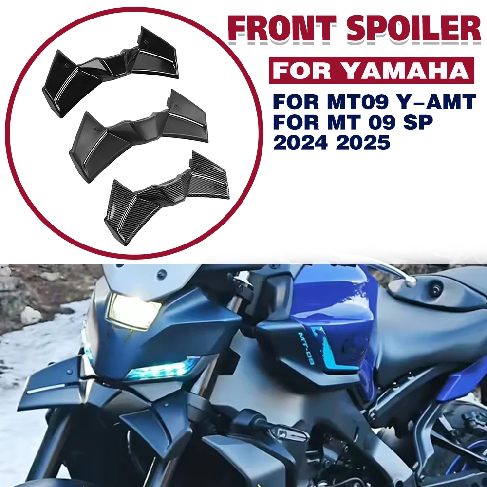 For Yamaha MT-09 MT 09 MT09 Y-AMT 2024 2025 Motorcycle Front Spoiler ...