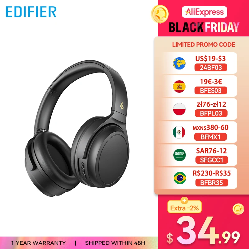 Edifier-WH700NB-Active-Noise-Cancelling-Wireless-Headphones-Bluetooth-5 ...