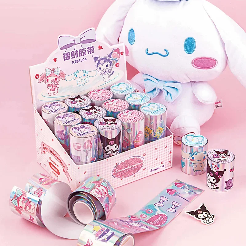 5M-Genuine-Sanrio-Series-Laser-Tape-Set-Cartoon-Kuromi-Cinnamoroll ...