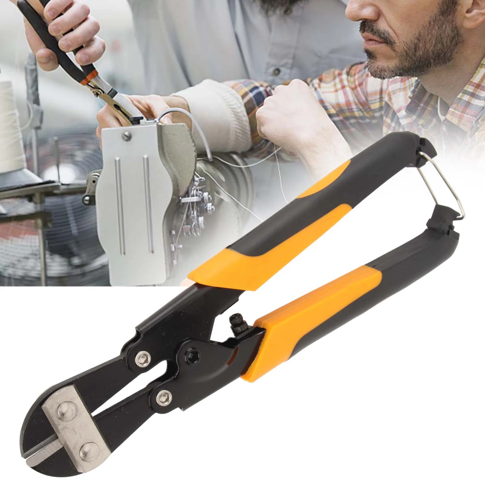 8inch-Heavy-Duty-MiNi-Bolt-Cutters-Wire-Cable-Cutter-Pliers-Shear ...