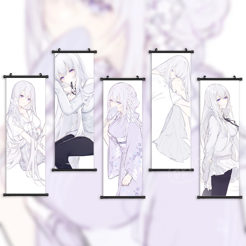 Wall-Art-Mural-Canvas-Japanese-Anime-Pictures-Poster-Cute-Cartoon-Girl ...