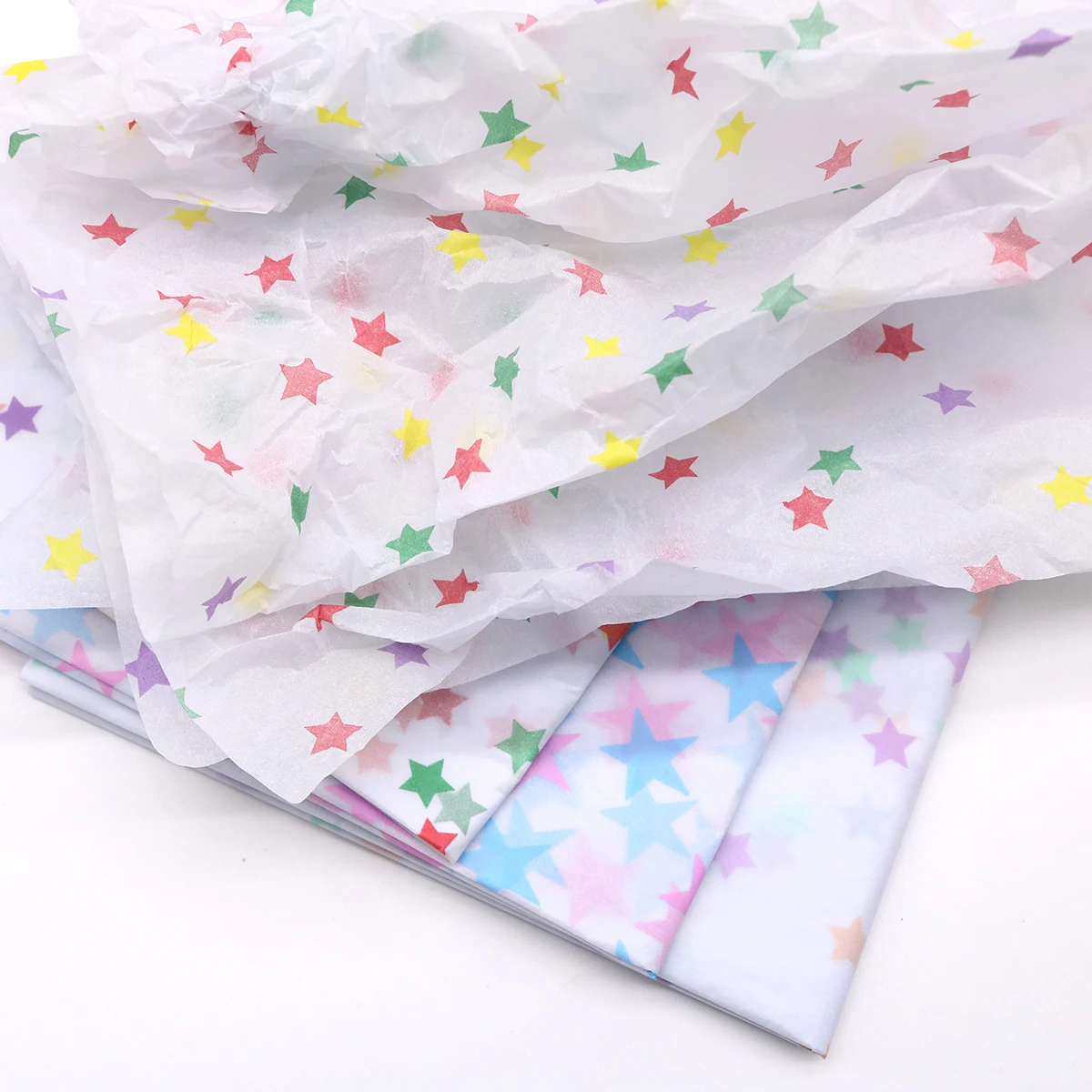 Preschool Tissue Paper Star Pattern