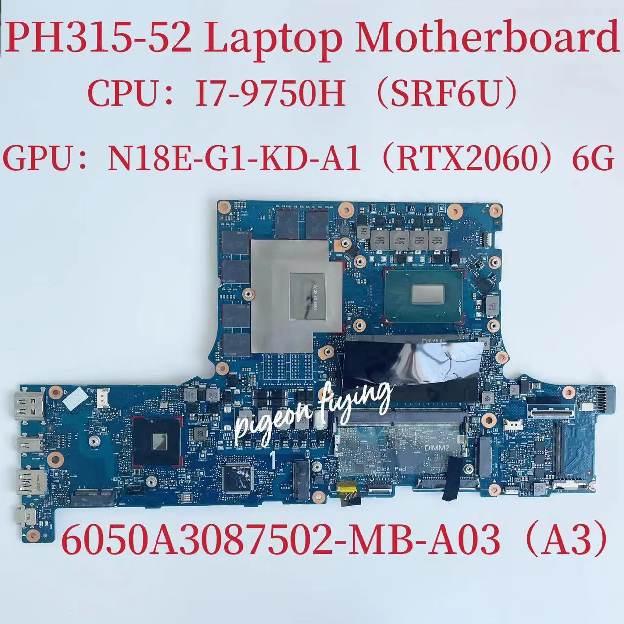 6050A3087502-MB-A03-Mainboard-for-Acer-Predator-PH315-52-Laptop ...