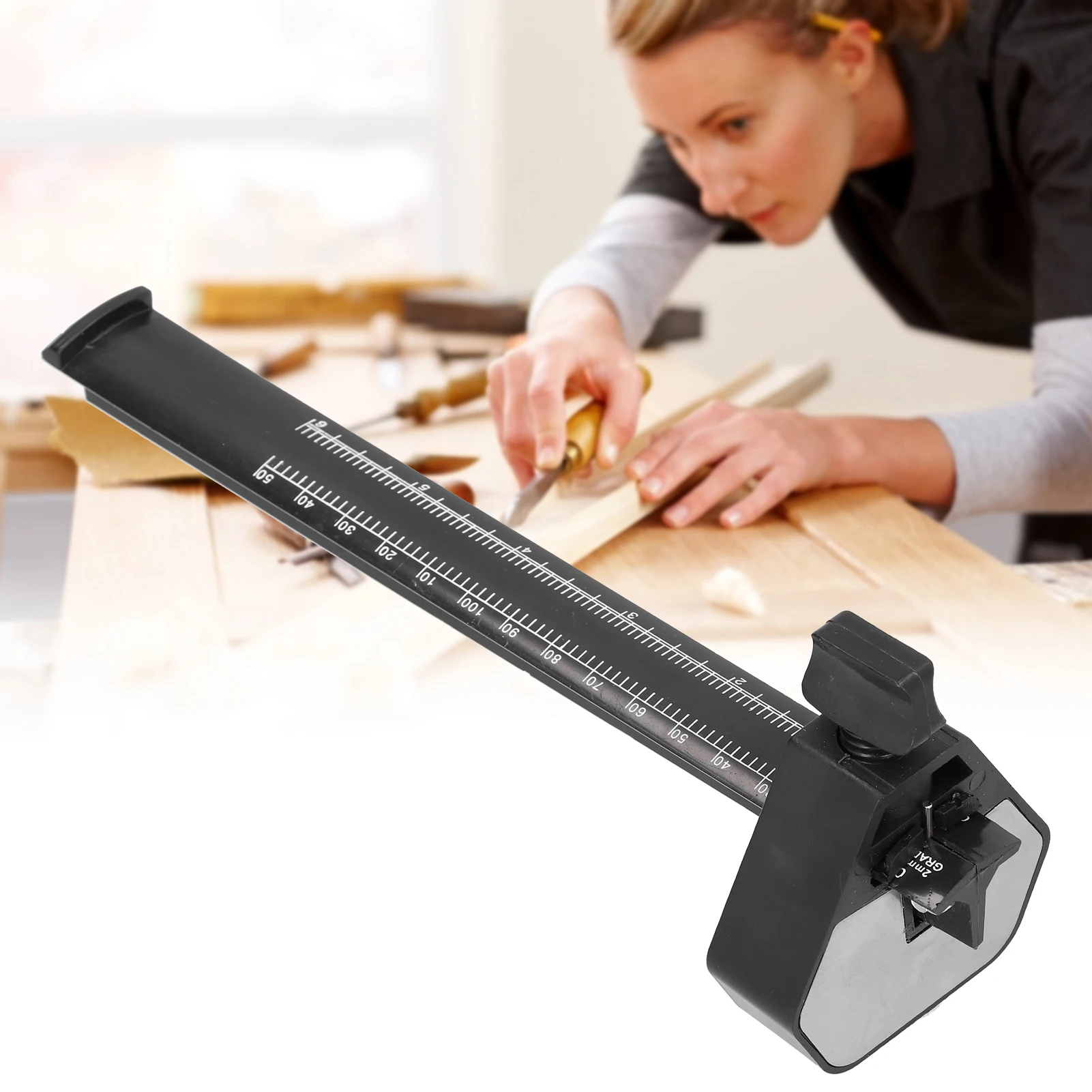 Ruler-Scribe-Parallel-Sliding-Marking-Gauge-Adjustable-Woodworking ...