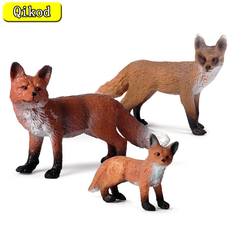Forest-Wildlife-Animals-Fox-Simulation-Animal-Figurine-Red-Fox-Action ...