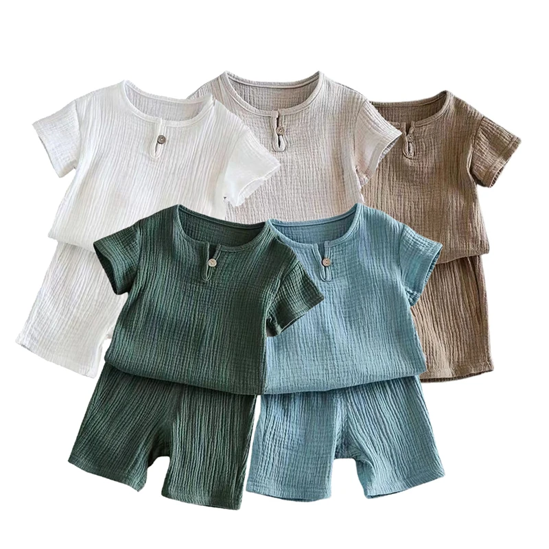 Summer-Children-Clothes-Sets-Linen-Sports-Clothes-for-Baby-Girl-Boy ...
