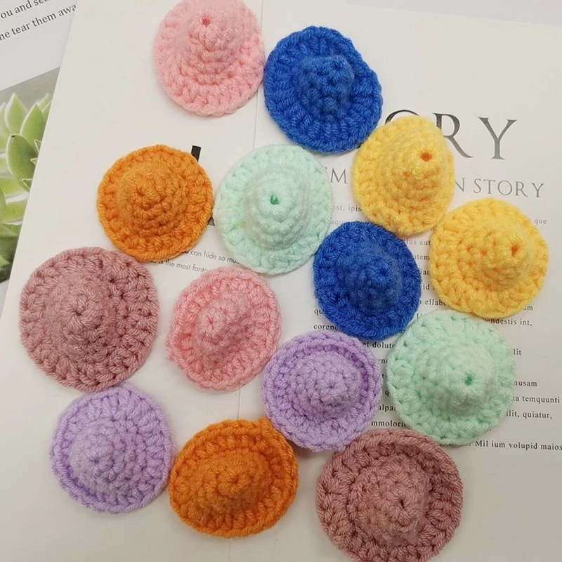 5-10pcs-Mini-Knitting-Hats-Christmas-Knitting-Doll-Hats-Mini-Wool-Hat ...