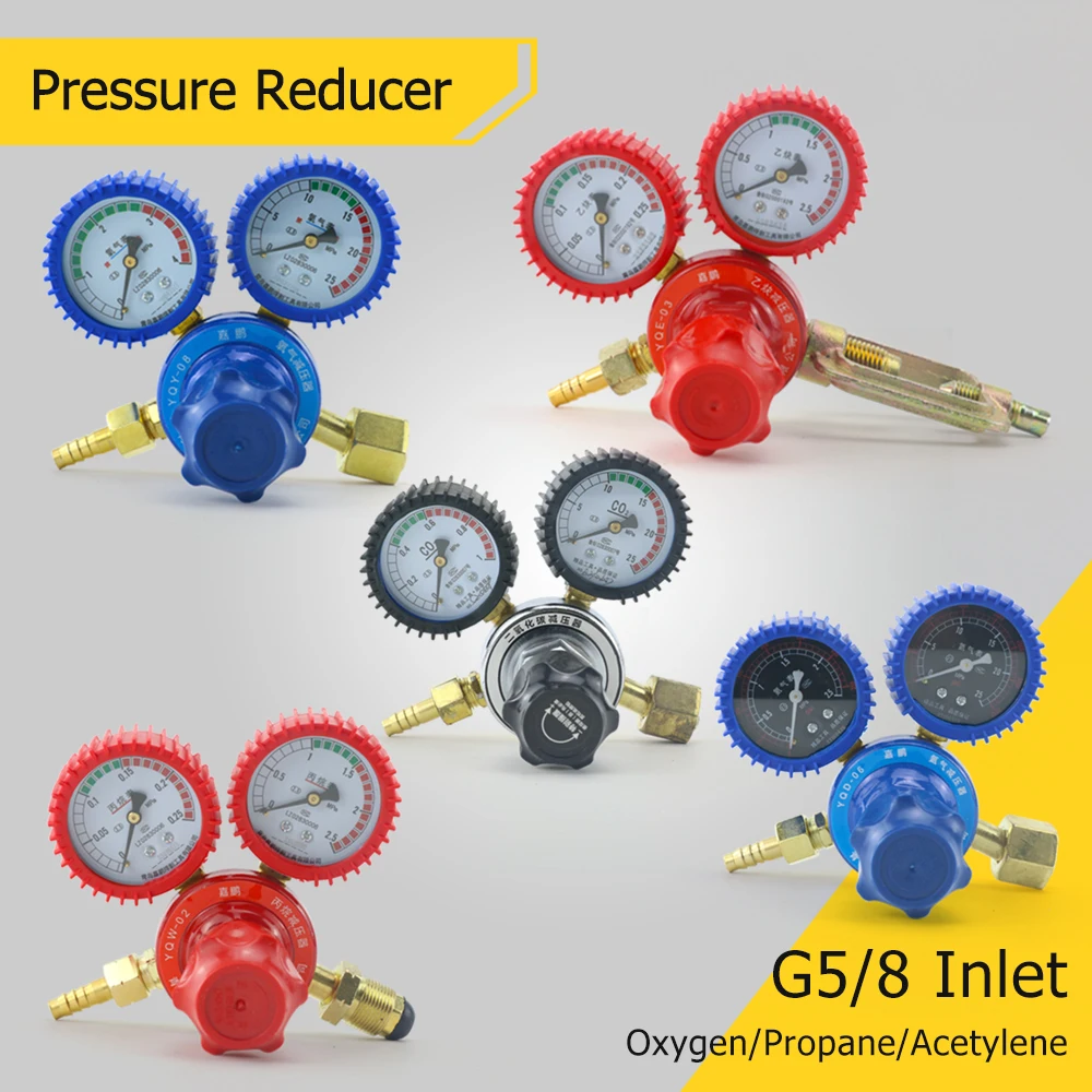 Oxygen-Acetylene-Propane-Nitrogen-Carbon-Dioxide-Regulator-Gas-Pressure ...