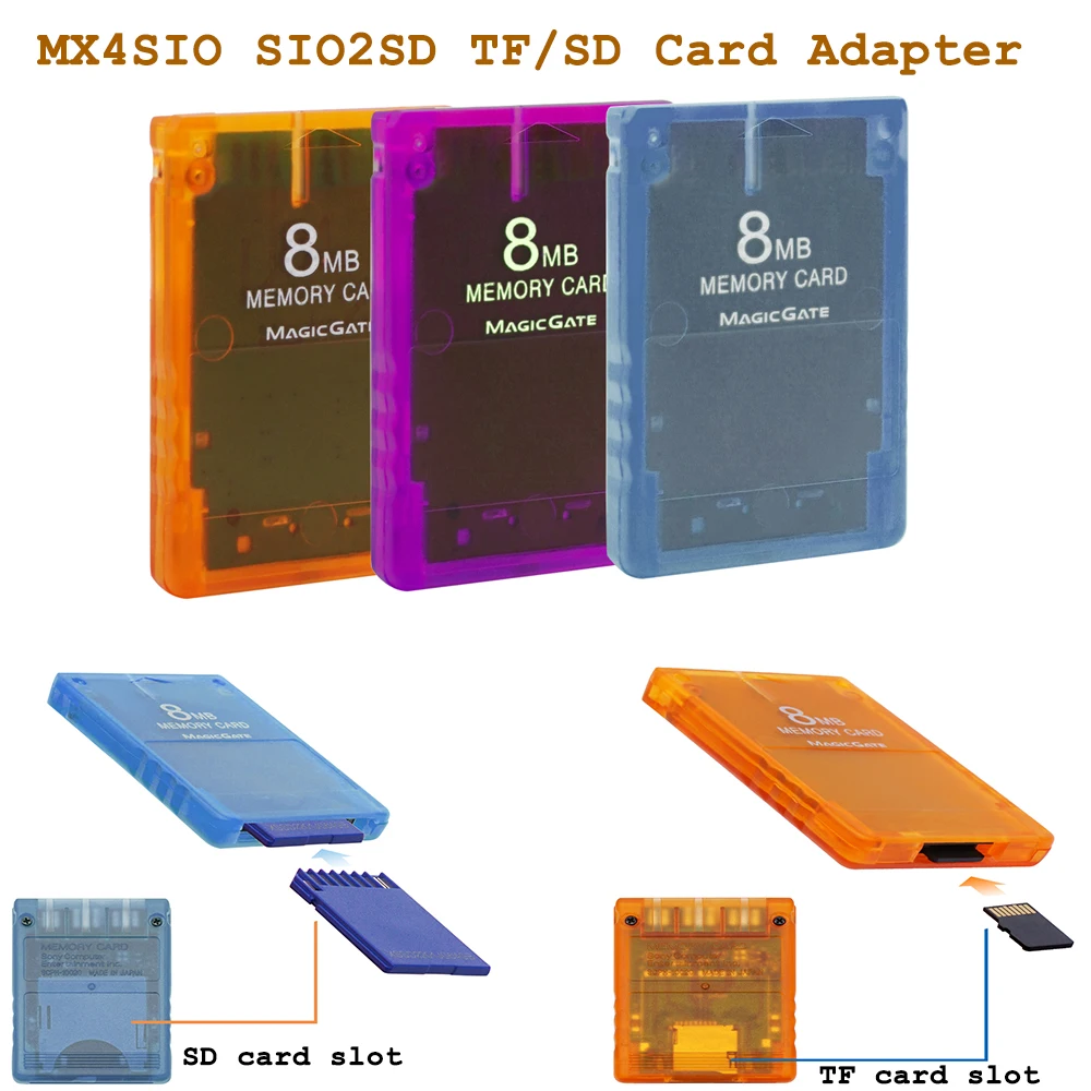 Card Reader Adaptor | Ps2 Mx4sio Sio2sd | Card Adapter | Retroscaler | Ps2 Reader - Mx4sio ...