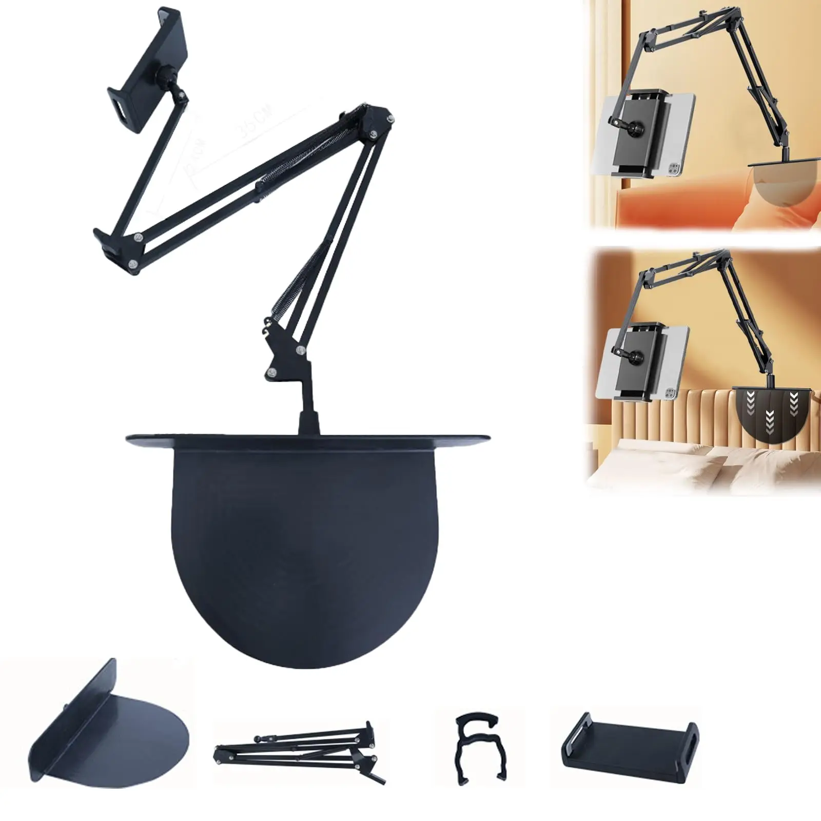 Hidden-Bedside-Phone-Holder-Retractable-Insertable-Slit-and-Clip-On ...