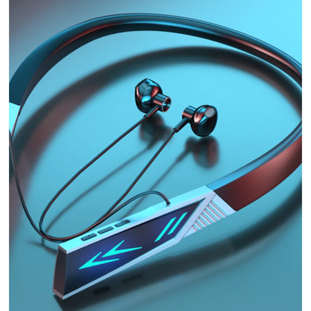 Esports games, Bluetooth earphones, neck mounted, ultra long battery ...