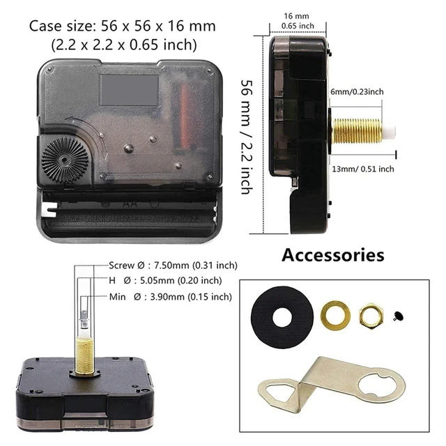 Battery Powered Clock Parts