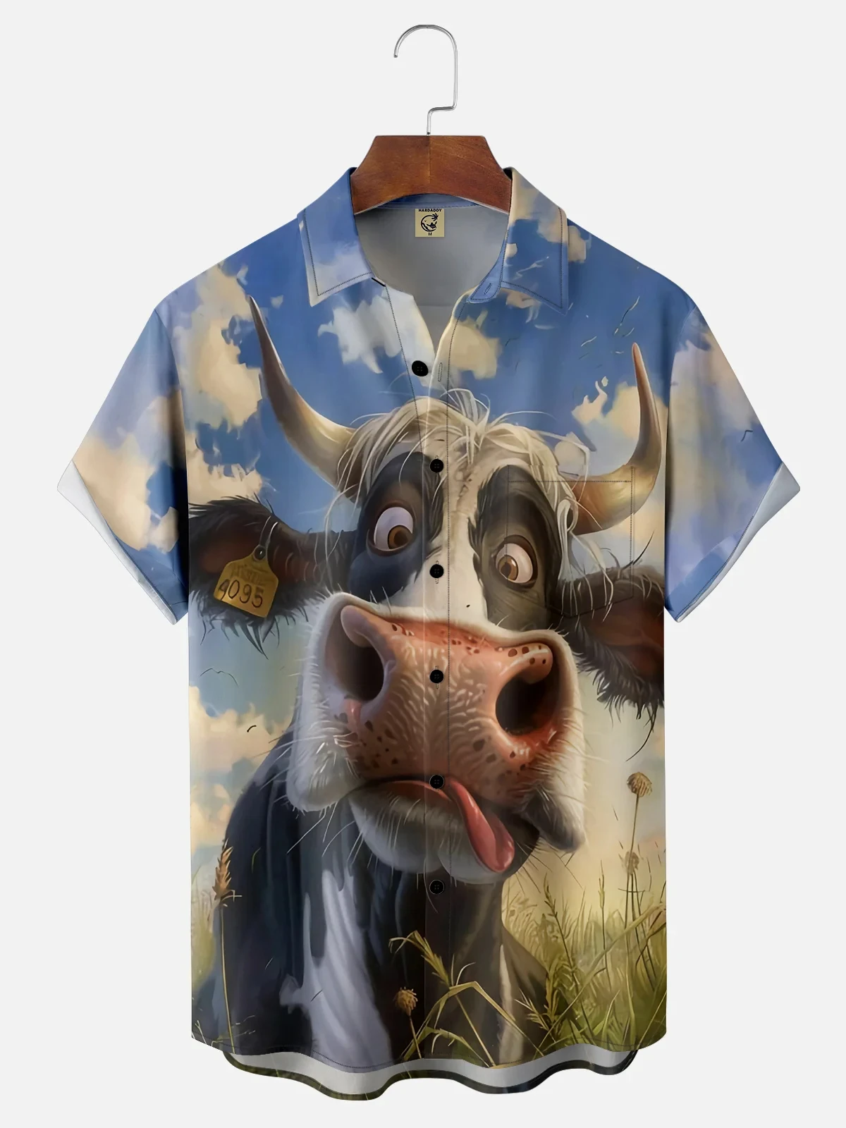 Cartoon Animal Graphic Men's Funny Shirt 3D Print Quick Dry Short ...