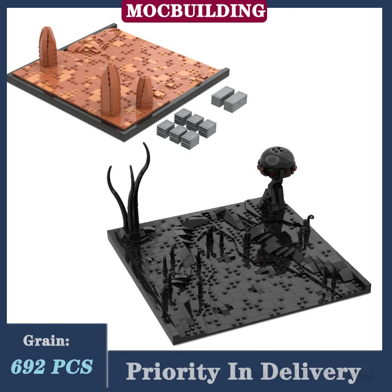 MOC Space Movie 32x32 Display Model Building Block Assembly Collection ...