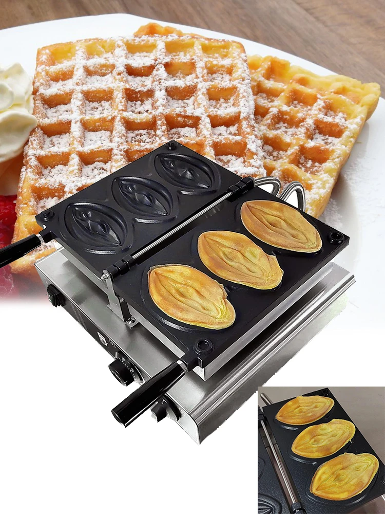 Mvckyi-3-PCS-Electric-Waffle-Makers-Machine-Non-Stick-Strange-Shape ...