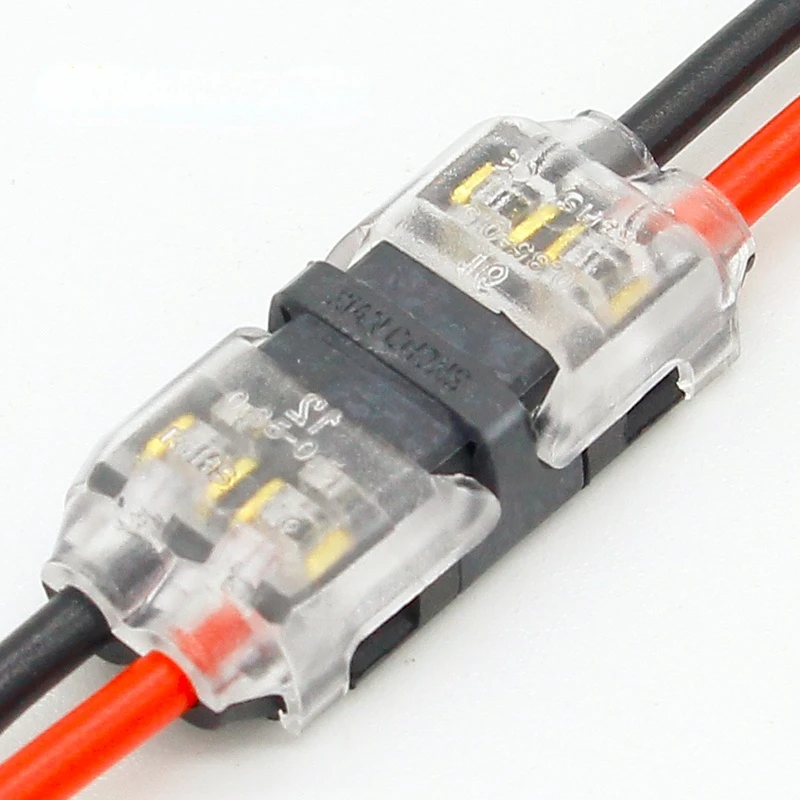 5 Pcs 2pin Spring Connector Wire With No Welding No Screws Quick ...