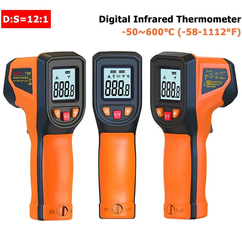 50-600-C-Digital-Infrared-Thermometer-Laser-Temperature-Meter-Non ...