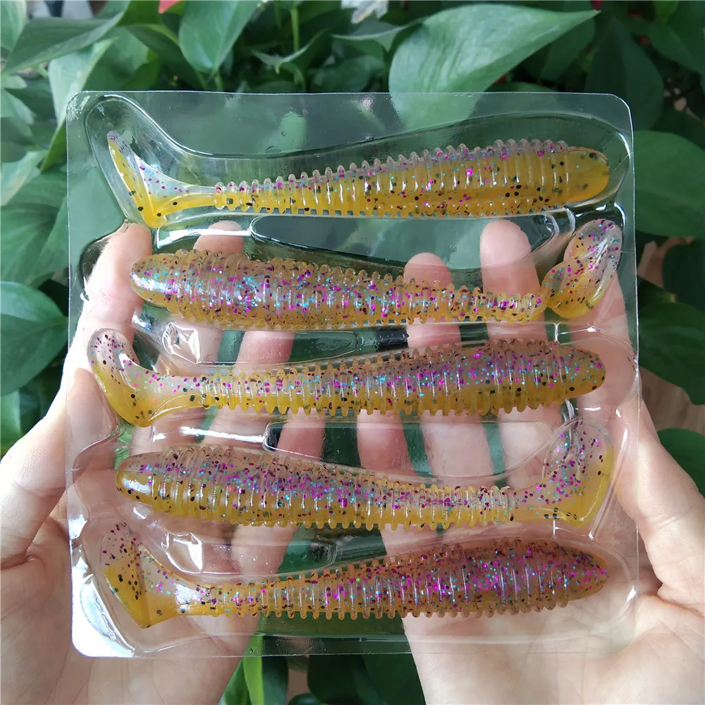 Noeby-12cm-13g-Fishing-Worm-Soft-Lures-Jig-Wobblers-Easy-Shiner-For ...