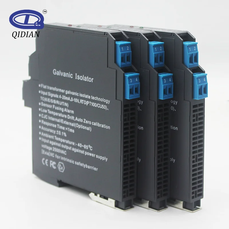 DC24V-1-in-1-Out-4-20mA-0-10V-Analog-Signal-Isolation-Transmitter ...