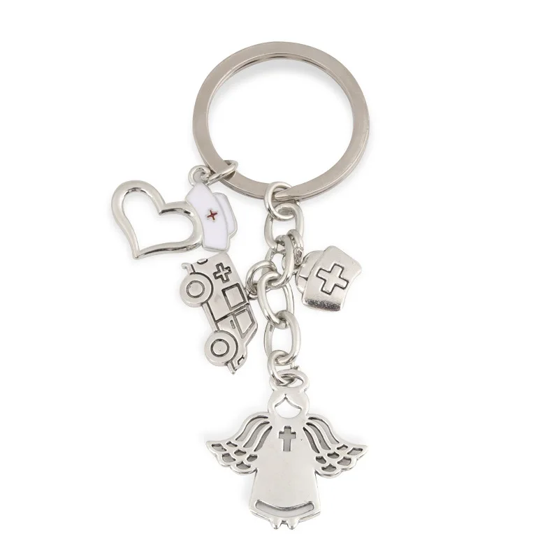 Doctors-Nurses-Angels-In-White-Ambulance-Key-Ring-Accessories-Syringe ...