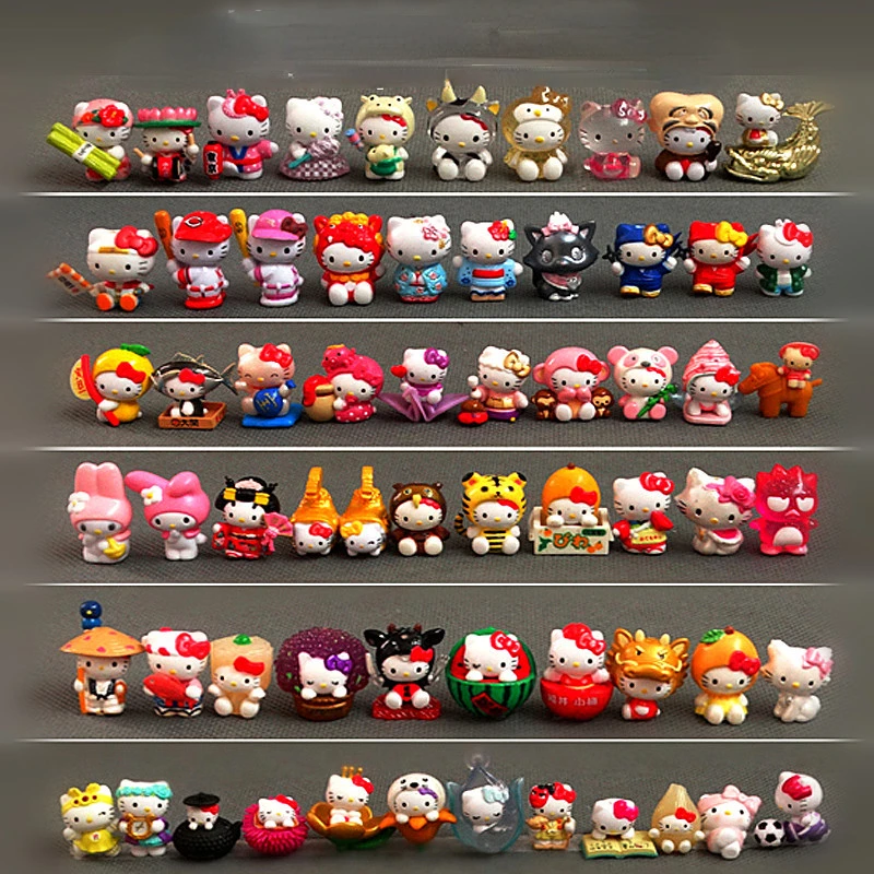Hello Kitty Mini Dolls Figures | Hello Kitty Characters | Figure Toys ...