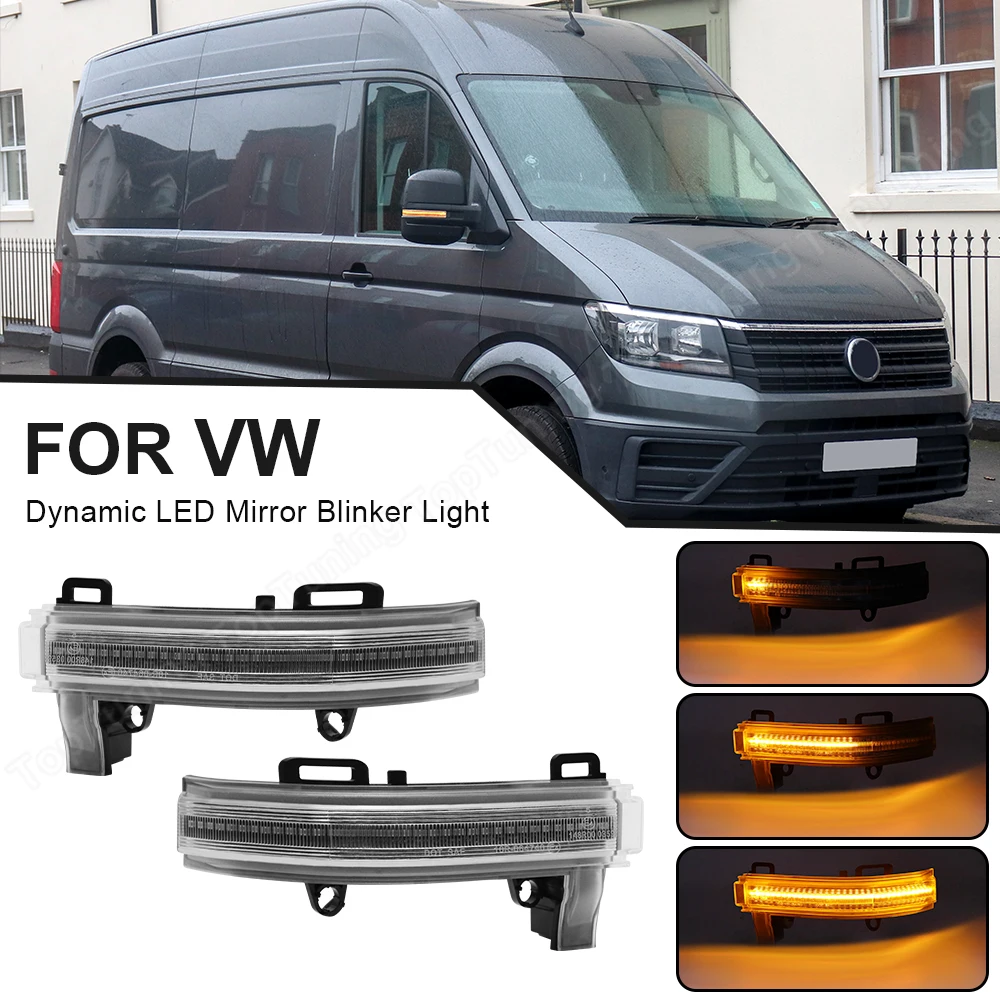 Dynamic-LED-Side-Mirror-Lights-For-Volkswagen-Crafter-MK2-2017-2018 ...