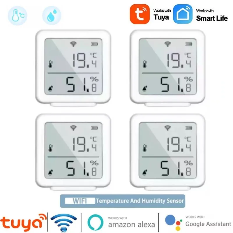 Tuya-Smart-WIFI-Temperature-and-Humidity-Sensor-Indoor-Hygrometer ...