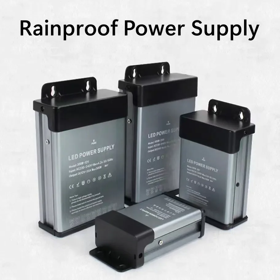 Rainproof Power Supply Switch Transformer AC180V-260V To DC 5V/12V/24V ...