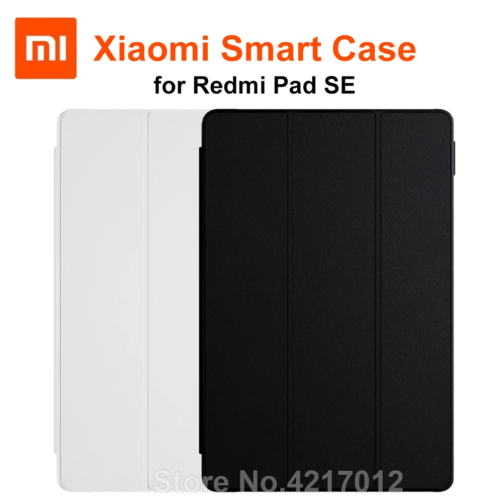 Original Xiaomi Redmi Pad SE Case 11 inch 2023 Tri-Folding Flip Stand ...