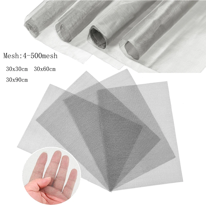 1pcs-Stainles-Steel-Screening-Filter-30X30-30x60-30x90cm-10-500Mesh ...