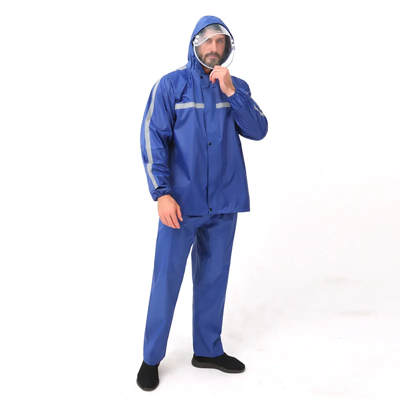 Waterproof Split Raincoat Pants Suit Women Men‘s Thicken Motorcycle ...