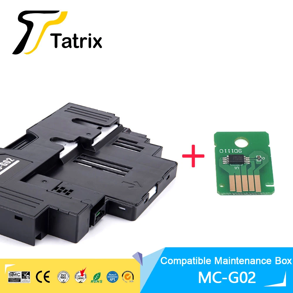Mc-g02 Mc G02 Mcg02 Maintenance Cartridge For Canon G2160 G3160 G1220 ...