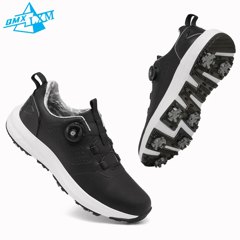 Golf Shoes Men 2024 New Waterproof Breathable Golf Sneakers Lightweight ...