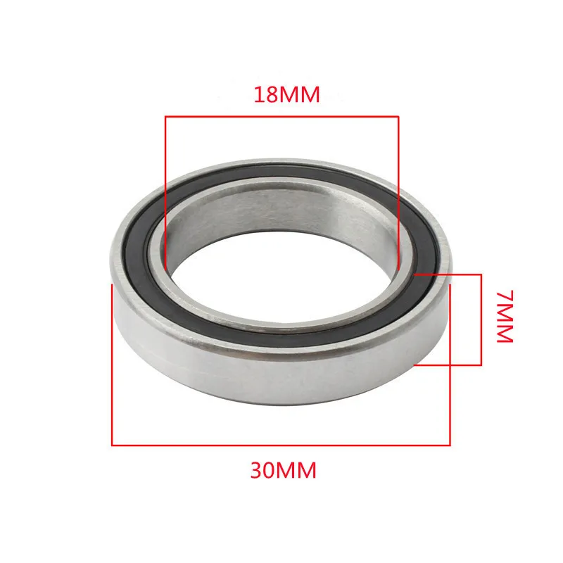 2Pcs-18307-Hybrid-Ceramic-Bearing-18x30x7mm-ABEC-7-Bicycle-Bottom ...