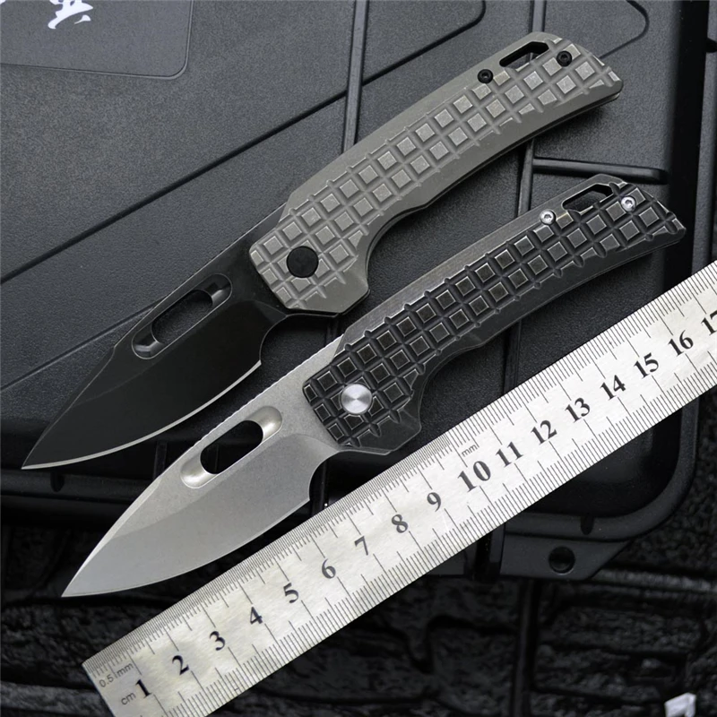 Portable-M390-Blade-Folding-Knife-Ceramic-Bearing-Titanium-Alloy-Handle ...