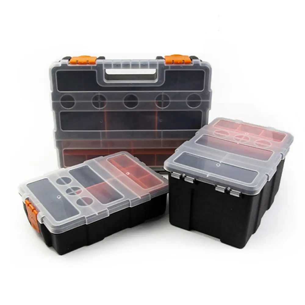 Plastic-Multi-Grid-Screwdriver-Screw-Storage-Box-Parts-Toolbox-Hardware ...